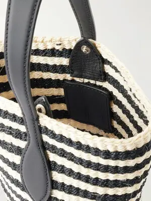 LIFFNER Sprout Striped Sisal Shoulder Bag - Neutrals
