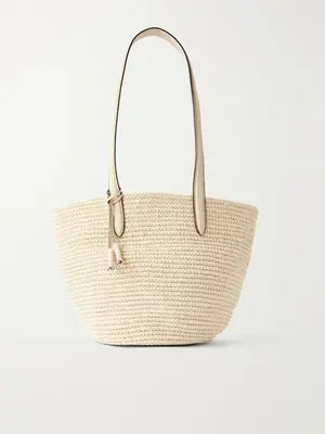 HUNTING SEASON Market Raffia Tote - Neutrals