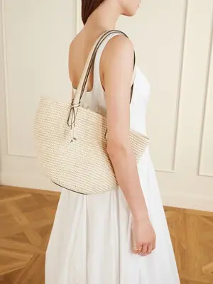 HUNTING SEASON Market Raffia Tote