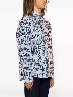Versace Logo-print Cotton Shirt