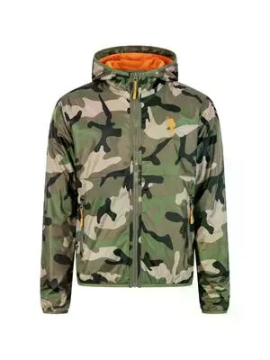 U.s. Polo Assn. Camouflage Print Hooded Jacket - Green