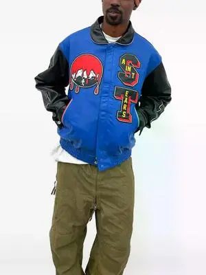 SAINT MXXXXXX Varsity Leather Jacket