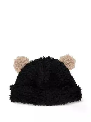 BASICKS Bear-ear Pom-pom Beanie