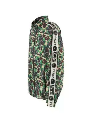 SAINT MXXXXXX Camouflage Logo Tape Jacket