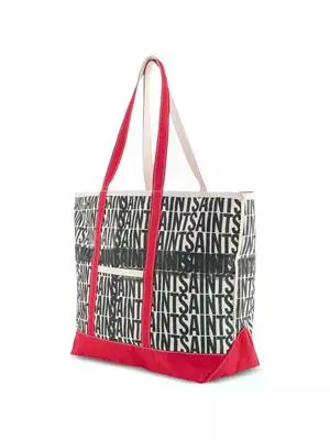 SAINT MXXXXXX Logo Print Tote Bag