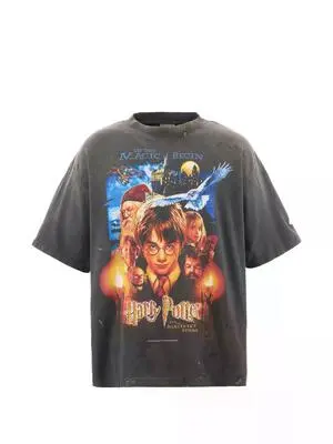 SAINT MXXXXXX X Harry Potter Graphic-print T-shirt - Black
