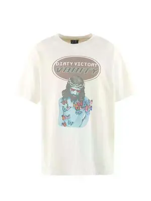 SAINT MXXXXXX Vanity Graphic-print T-shirt - Neutrals