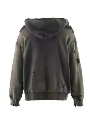 SAINT MXXXXXX Distressed Double Face Hoodie