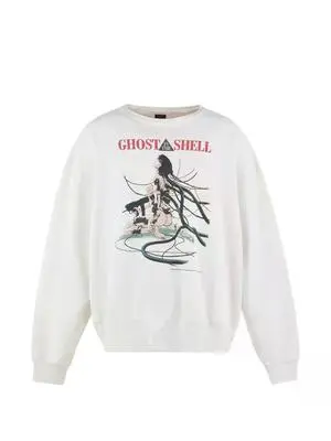 SAINT MXXXXXX Ghost In The Shell Graphic-print Sweatshirt - White