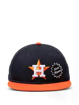 SAINT MXXXXXX Embroidered Logo Patch Cap - Blue