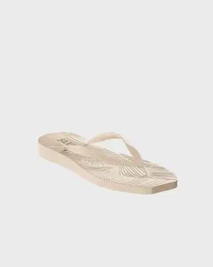 VELOUR Tapered Platform Flip-flops