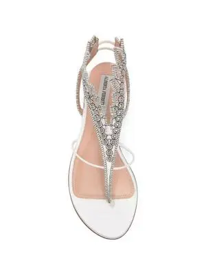 Alberta Ferretti Embellished Thong Sandals