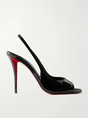 CHRISTIAN LOUBOUTIN Sofia Z 100 Slingback Sandals - Black
