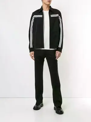 PORTS V Logo Print Bomber Jacket