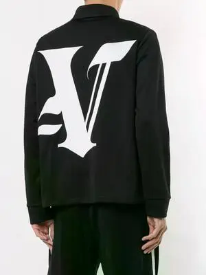 PORTS V Logo Print Bomber Jacket