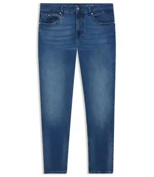 BOSS Regular-fit Jeans In Super-soft Stretch Denim - Blue