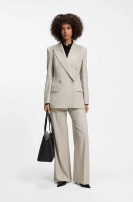 Hugo Double-breasted Relaxed-fit Blazer