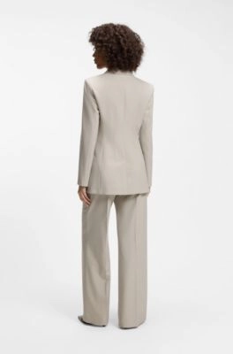 Hugo Double-breasted Relaxed-fit Blazer