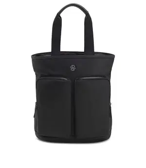 BOSS Double B Monogram Tote Backpack - Black