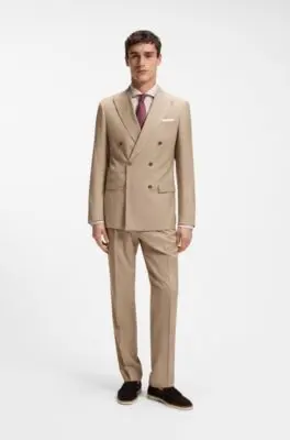 BOSS Slim-fit Virgin Wool Serge Jacket