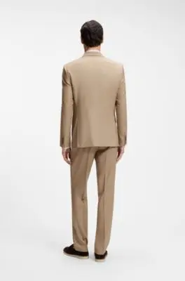 BOSS Slim-fit Virgin Wool Serge Jacket