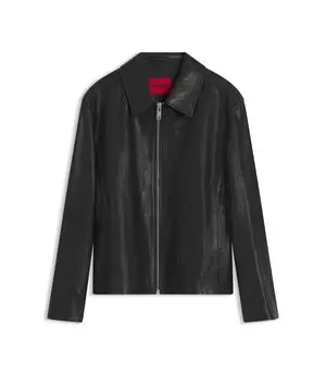 Hugo Regular-fit Nappa Leather Jacket