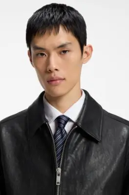 Hugo Regular-fit Nappa Leather Jacket