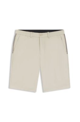 BOSS Active Water-repellent Four-way Stretch Shorts - Light Beige