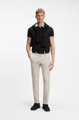 BOSS Slim-fit Cotton Polo Shirt - Black