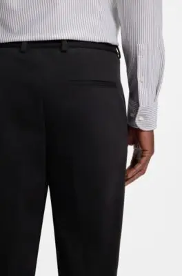BOSS Tapered-fit Cotton-blend Jersey Pants