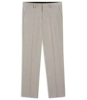 Hugo Stretch Twill Modern Fit Formal Pants - Beige