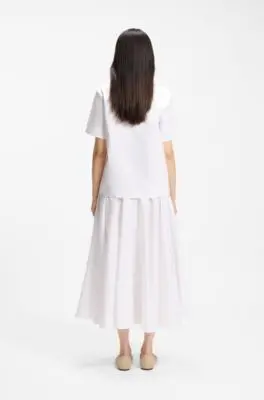 BOSS Mercerized Cotton Relaxed-fit T-shirt