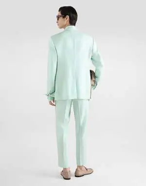Dolce & Gabbana Sicilia Light Double-breasted Jacket - Azure