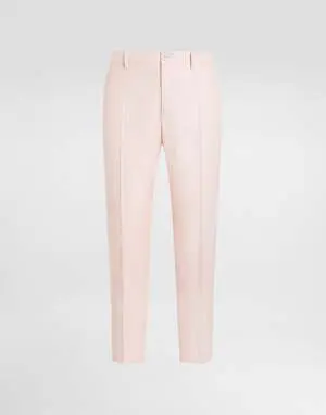 Dolce & Gabbana Viscose Canvas Trousers
