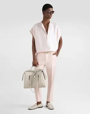 Dolce & Gabbana Viscose Canvas Trousers