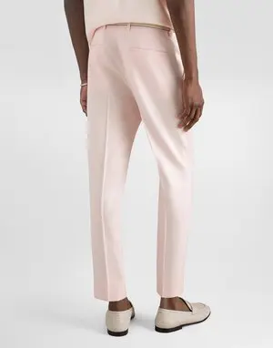 Dolce & Gabbana Viscose Canvas Trousers