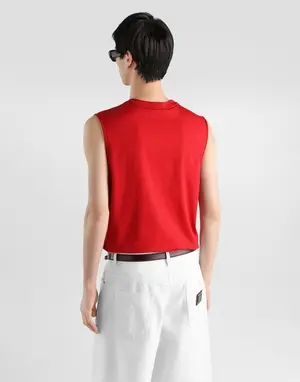 Dolce & Gabbana Cotton Patch Tank Top