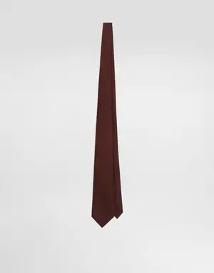 Dolce & Gabbana Satin Jacquard Cravat - Bordeaux