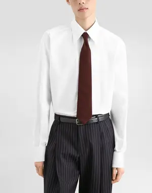 Dolce & Gabbana Satin Jacquard Cravat - Bordeaux