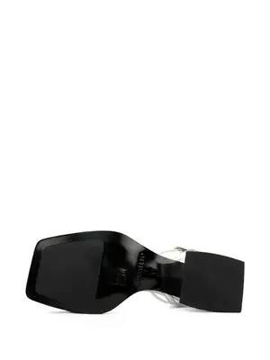 NODALETO Buckle-detail Square-toe Sandals