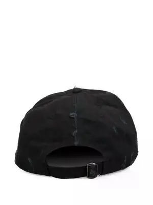Natasha Zinko Distressed Bow Detail Baseball Cap