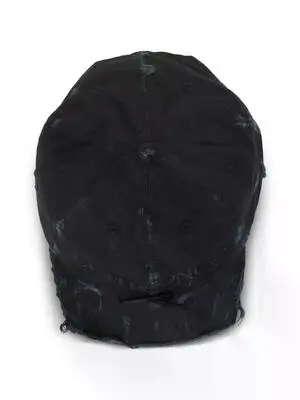 Natasha Zinko Distressed Bow Detail Baseball Cap