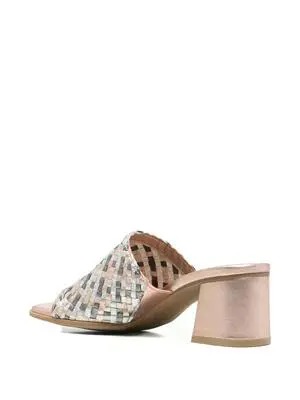 CARMELA Woven Block-heel Sandals