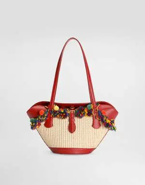 Dolce & Gabbana Raffia Cotta Capri Bag