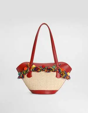Dolce & Gabbana Raffia Cotta Capri Bag