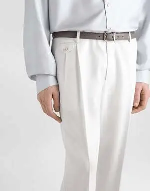 Dolce & Gabbana Viscose Canvas Trousers