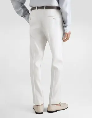 Dolce & Gabbana Viscose Canvas Trousers