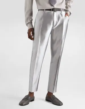 Dolce & Gabbana Silk Shantung Trousers
