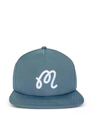 MALBON Embroidered Snapback Cap - Blue