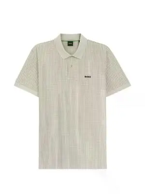 BOSS Geometric-pattern Polo Shirt